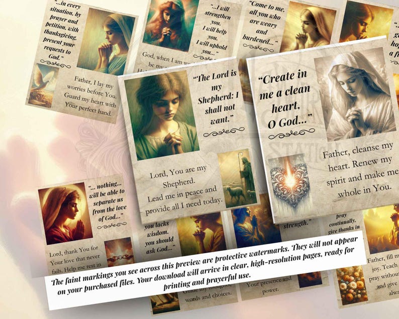 Printable Scripture Prayer Cards for Bible Journaling – Women of the ...