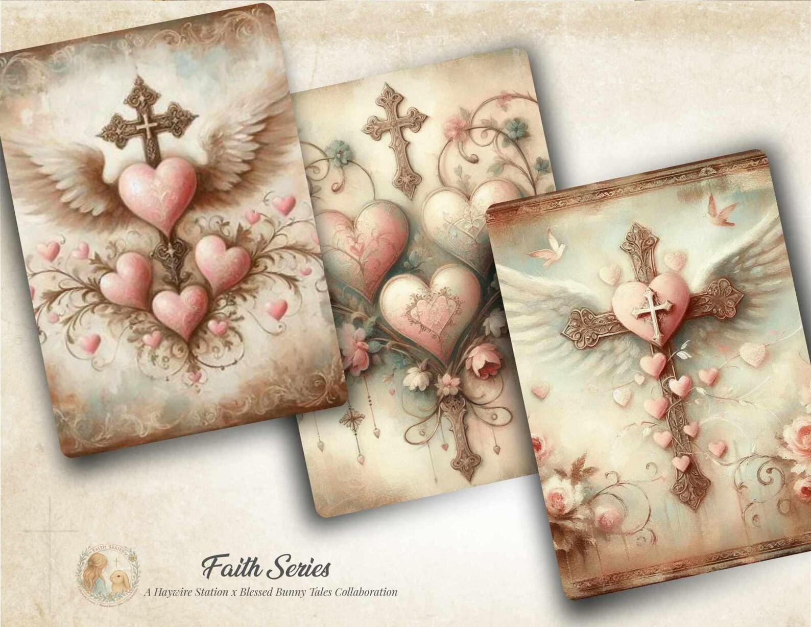 Christian Valentine Card Bundle: Sacred Hearts – Grace Notes & Mercy ...