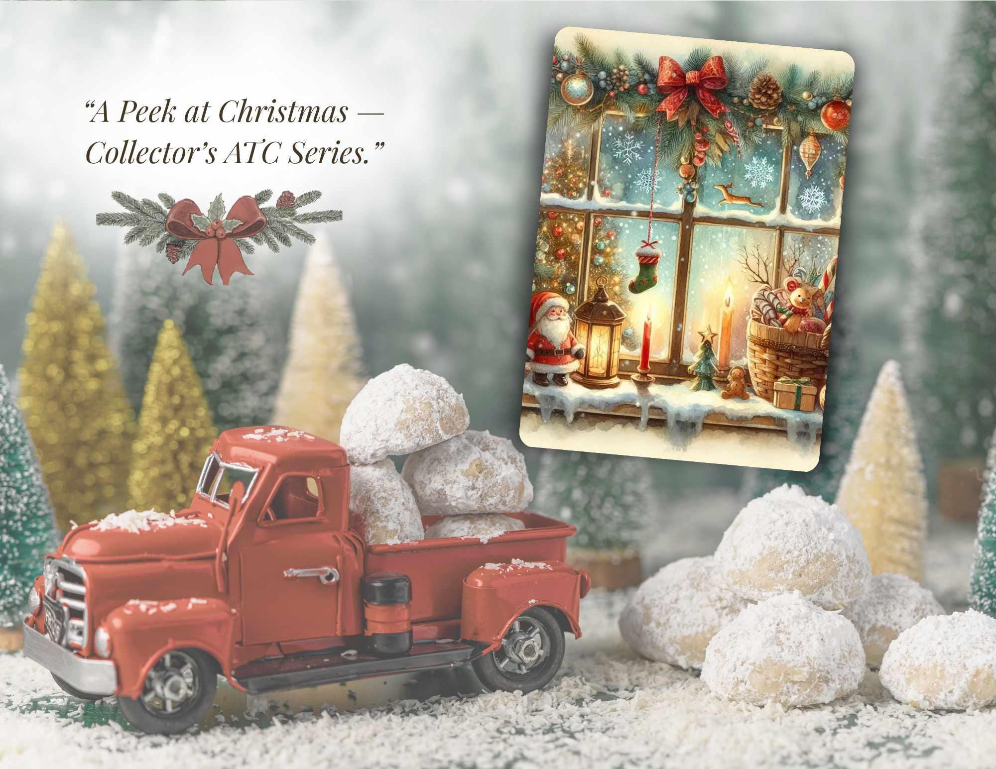 Christmas ATC Cards: A Peek at Christmas – Through Frosted Glass ...