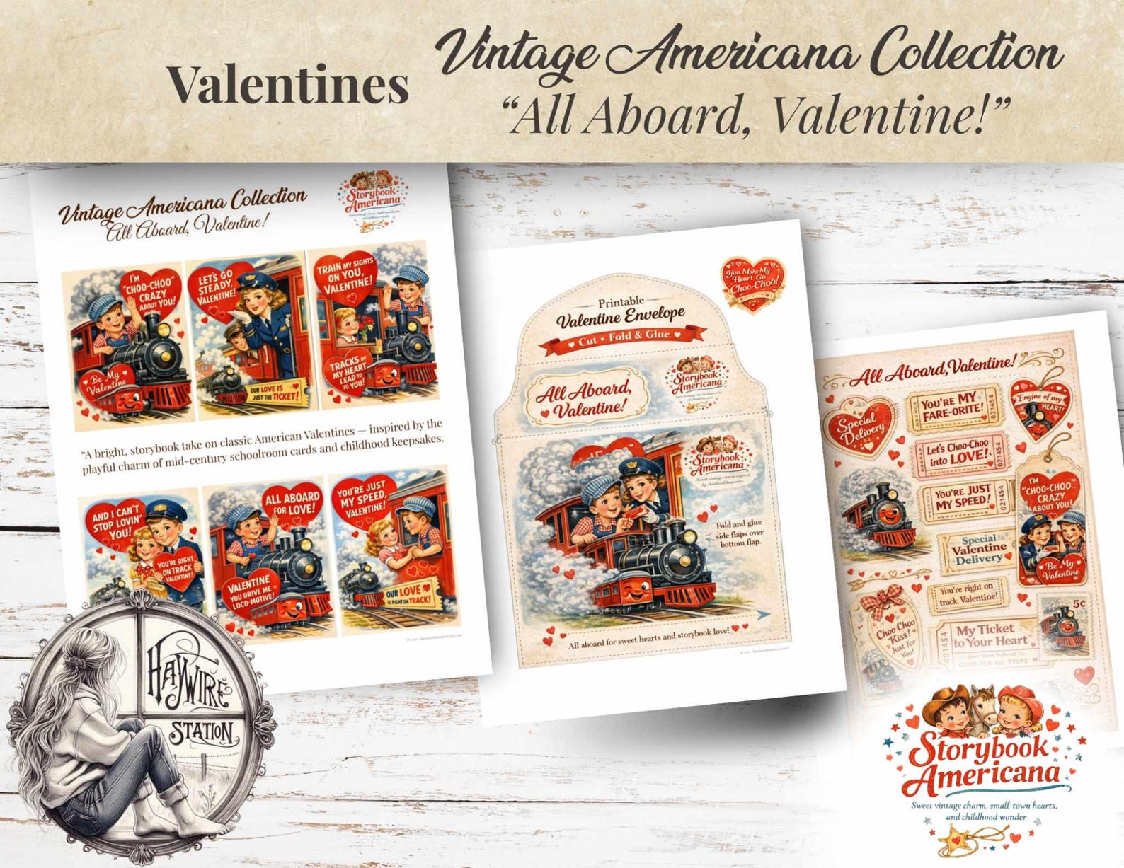 Train Valentines for Kids: All Aboard, Valentine! (digital Download) - Etsy