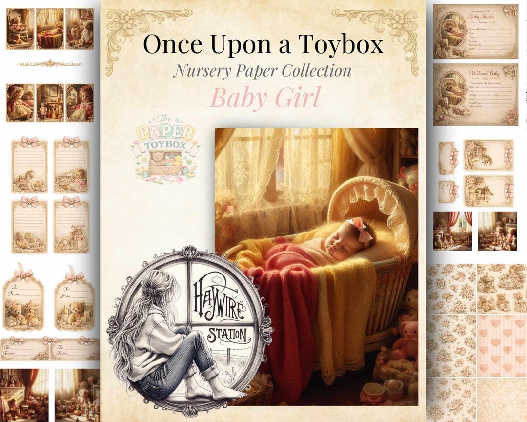 Baby Book Printables: Once Upon a Toybox — (digital Download) - Etsy