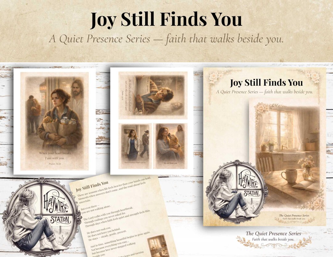 Faith-based Printable Wall Art & Reflection Set — Joy Still Finds You ...