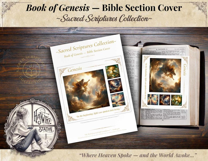 Bible Section Cover: Book of Genesis — Sacred Scriptures Collection ...