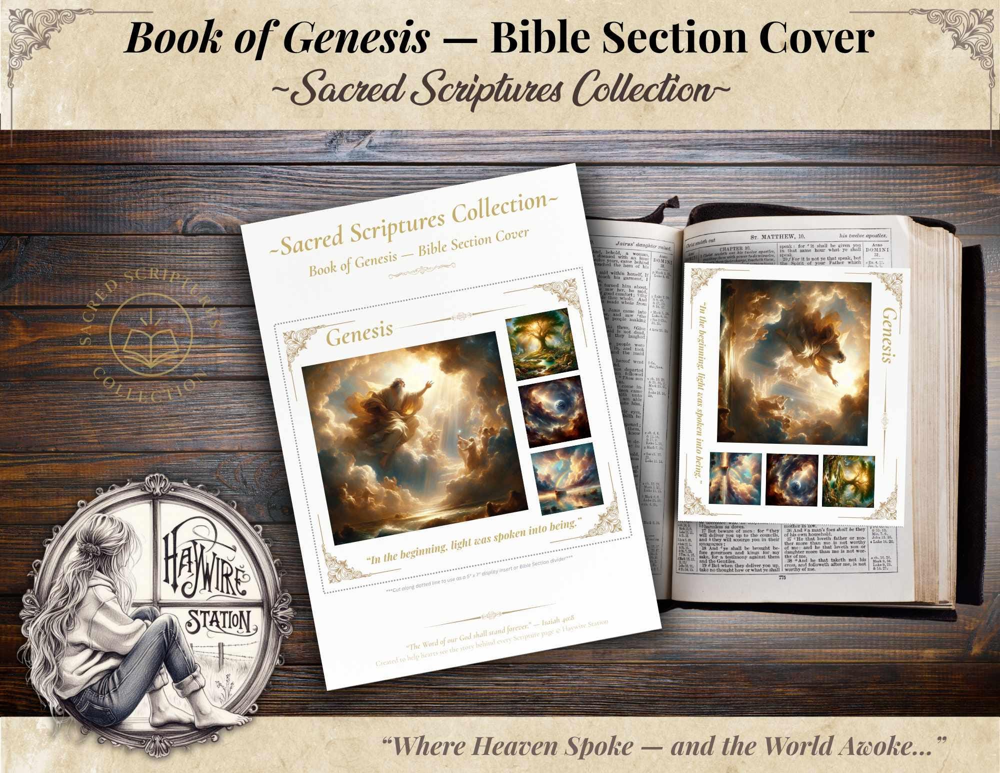 Bible Section Cover: Book of Genesis — Sacred Scriptures Collection ...