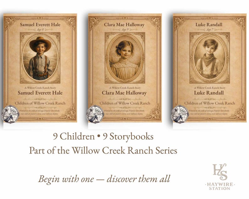 Children’s Frontier Storybook Printable: Luke Randall — A Childhood ...