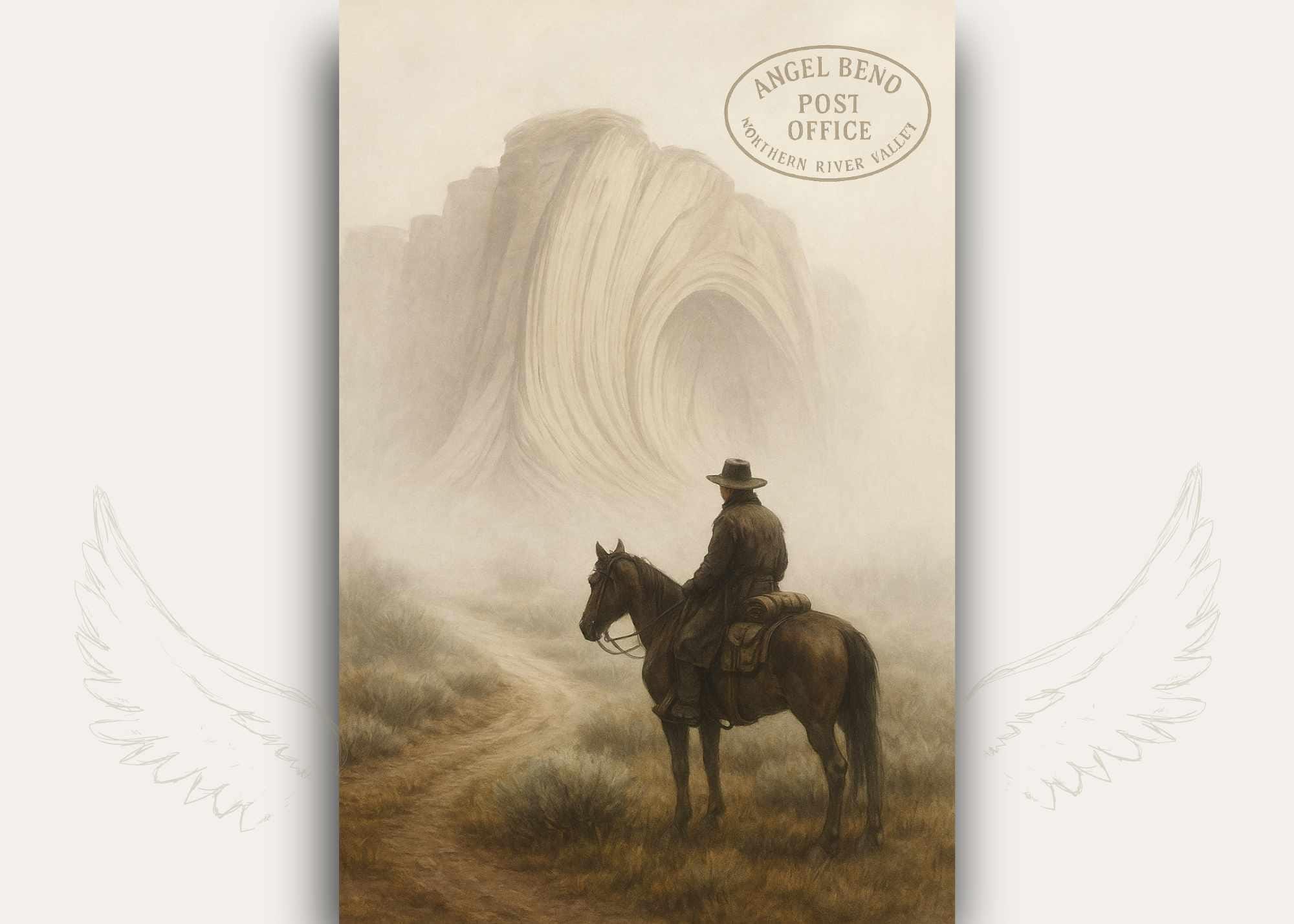 Western Stationery Printable: Angel Bend Postal Set – Frontier Letters ...