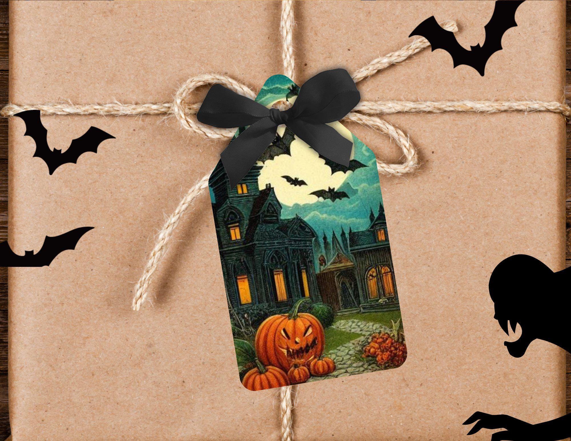 Halloween Gift Tags: Haunted Hollow Collection | Vintage Spooky ...