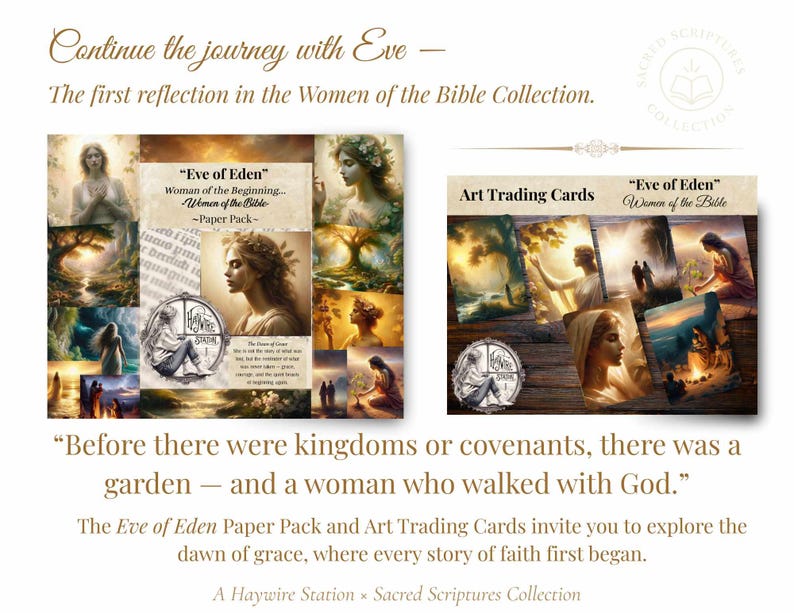 Genesis Faith Study Bundle: Bible Art, Reflection Cards (digital ...