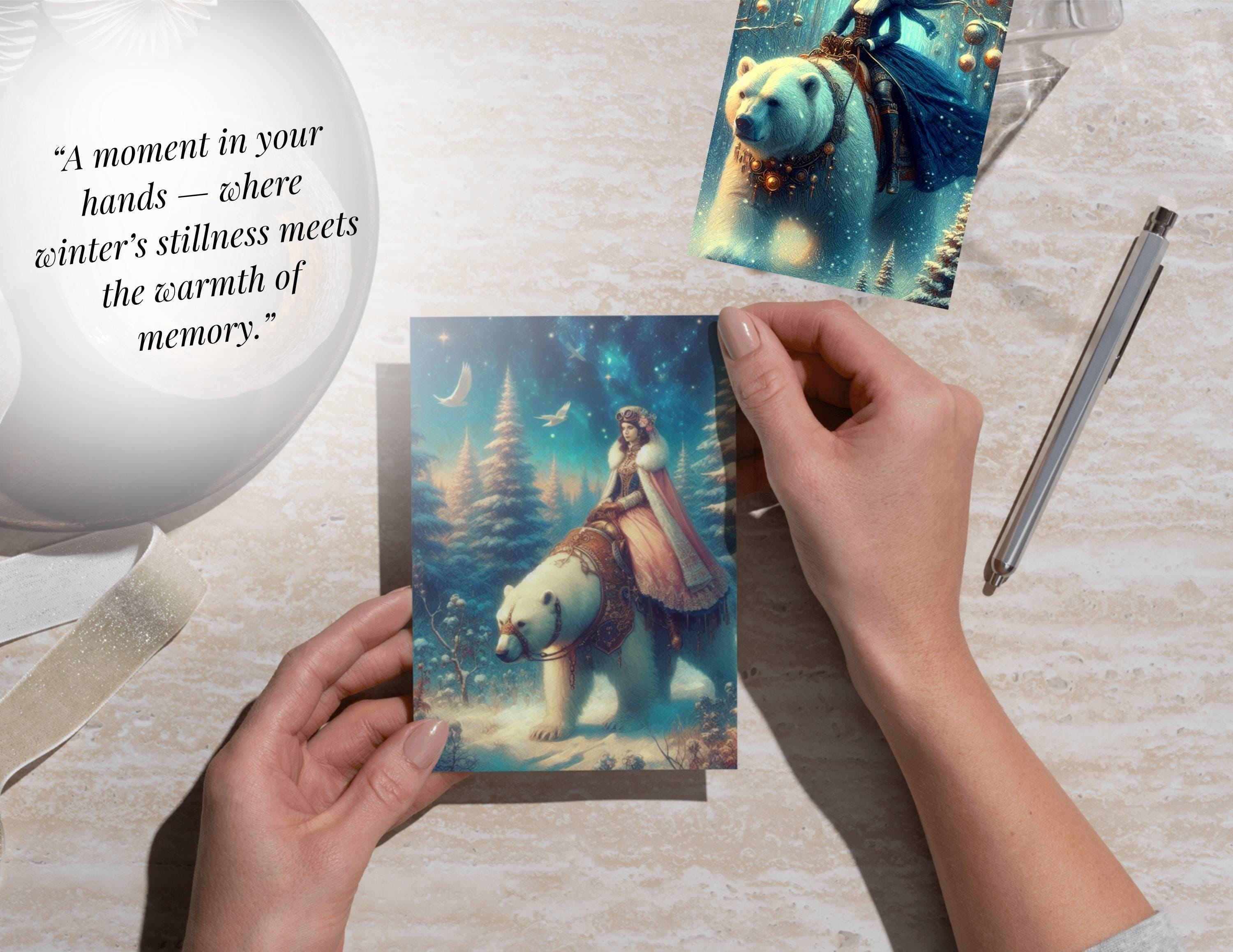 Polar Bear Themed ATC Cards - Northern Glaciers and Winter Dreams ...