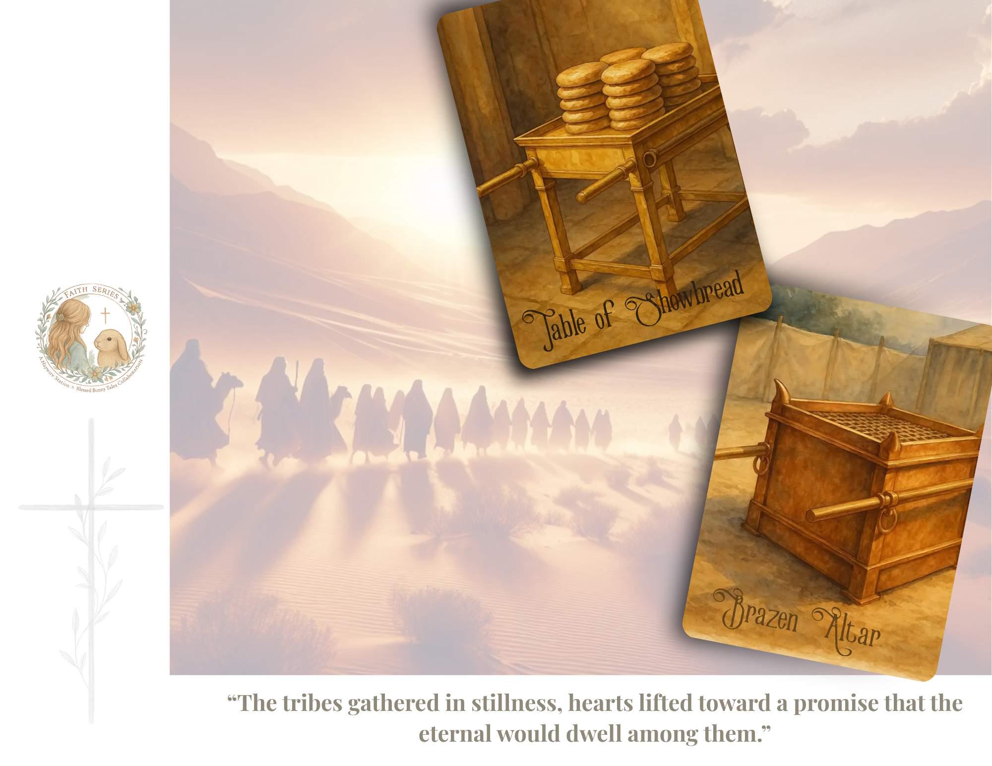 The Tabernacle at Mt. Sinai: Faith Series Printable Bible Art Cards ...