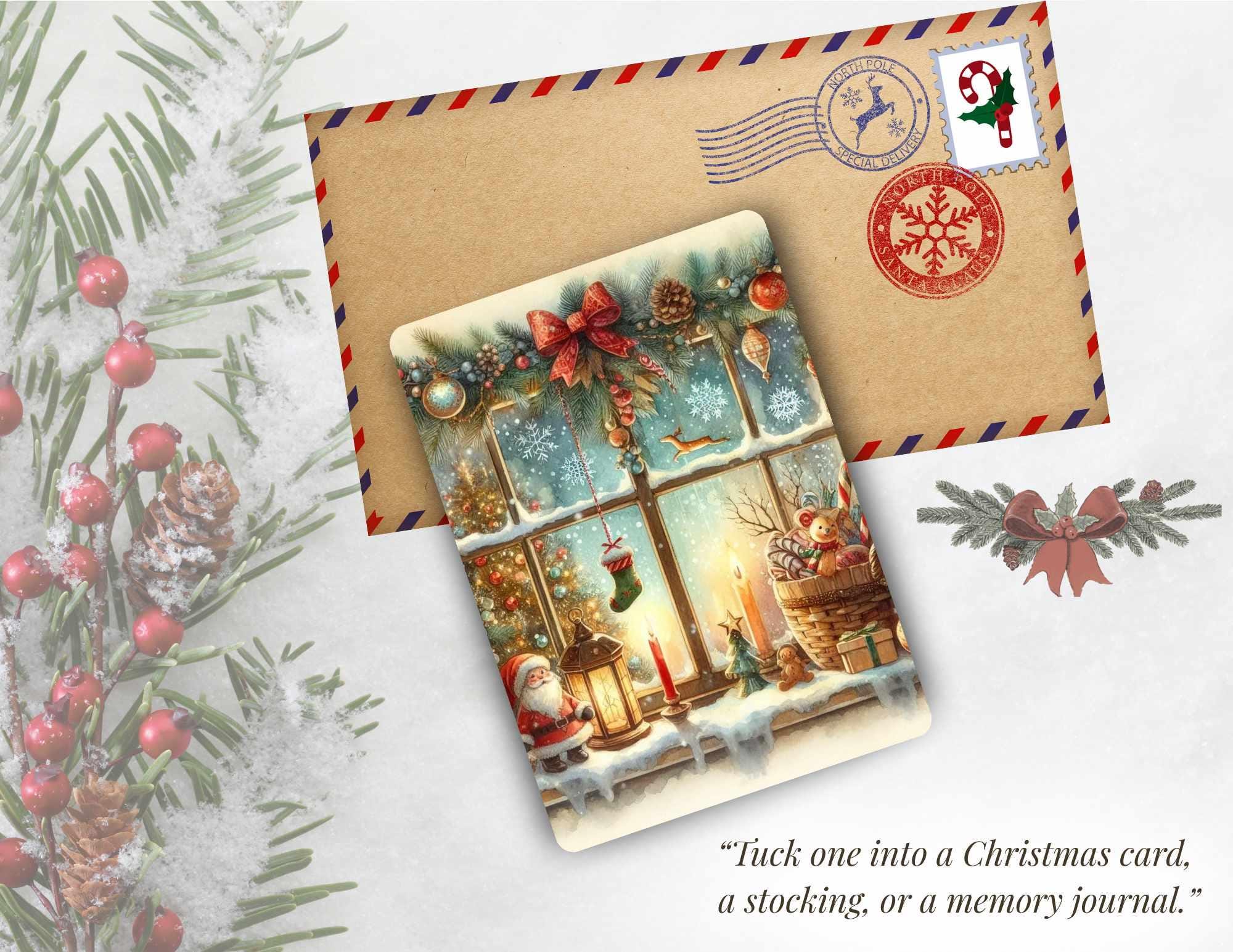 Christmas ATC Cards: A Peek at Christmas – Through Frosted Glass ...