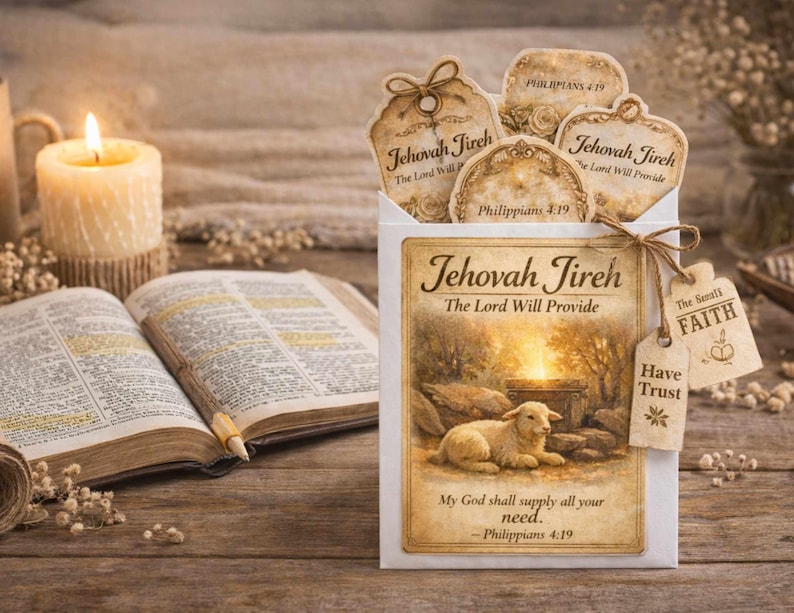 Bible Journaling Keepsake Packet: Jehovah Jireh — Names of God Set 1 ...