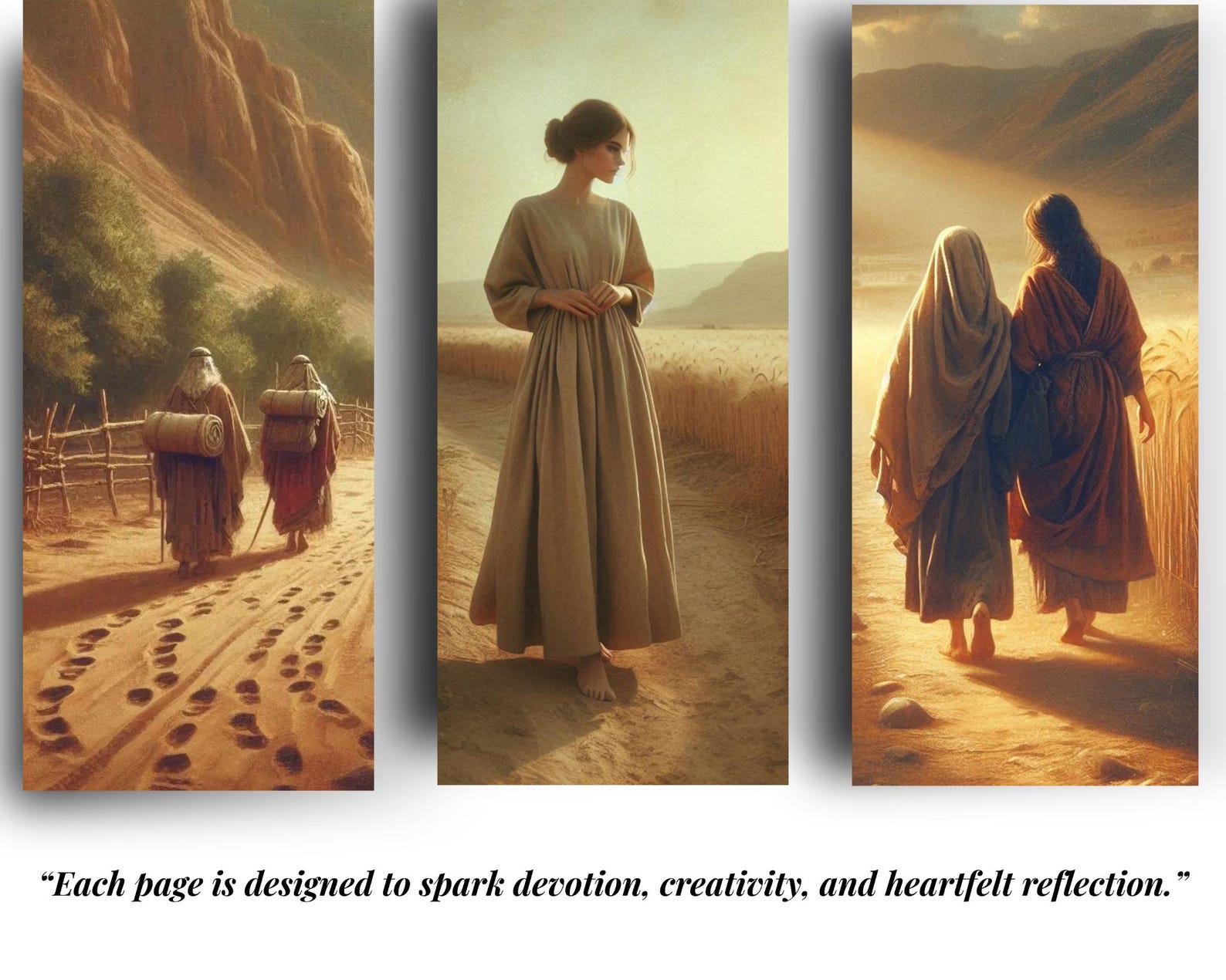 Women of the Bible Printable Paper Pack: Ruth of Moab (digital Download ...