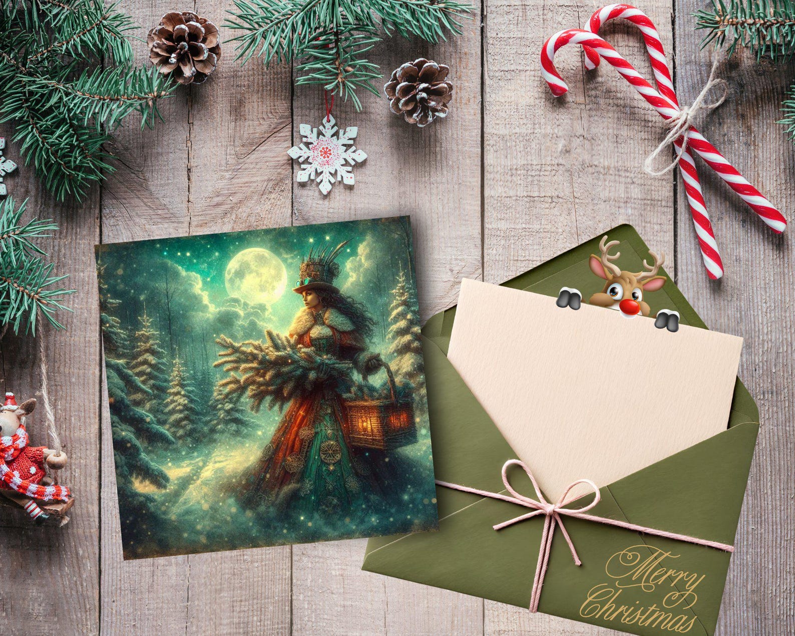 Christmas Steampunk Paper Pack: Frosted Fantasies & Iron Dreams ...