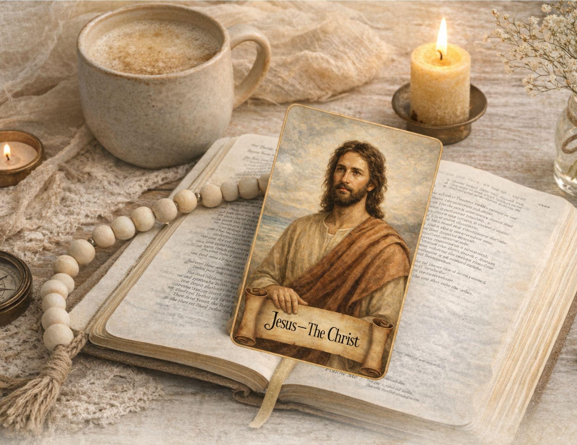Bible Art Cards: Jesus — the Christ (digital Download) — Faith Series ...