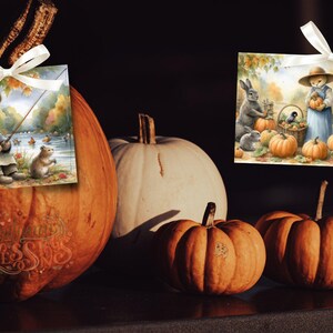 Pumpkin Patch Alphabet Tiles With Bonus Fall Clipart | Printable ...