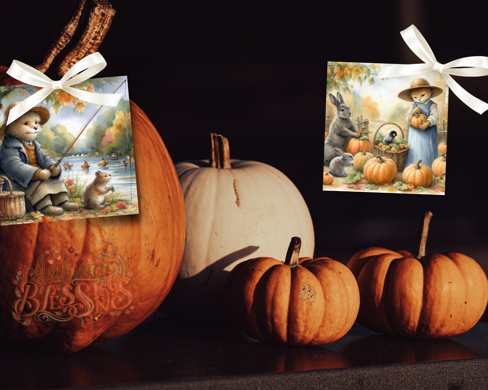 Pumpkin Patch Alphabet Tiles With Bonus Fall Clipart | Printable ...