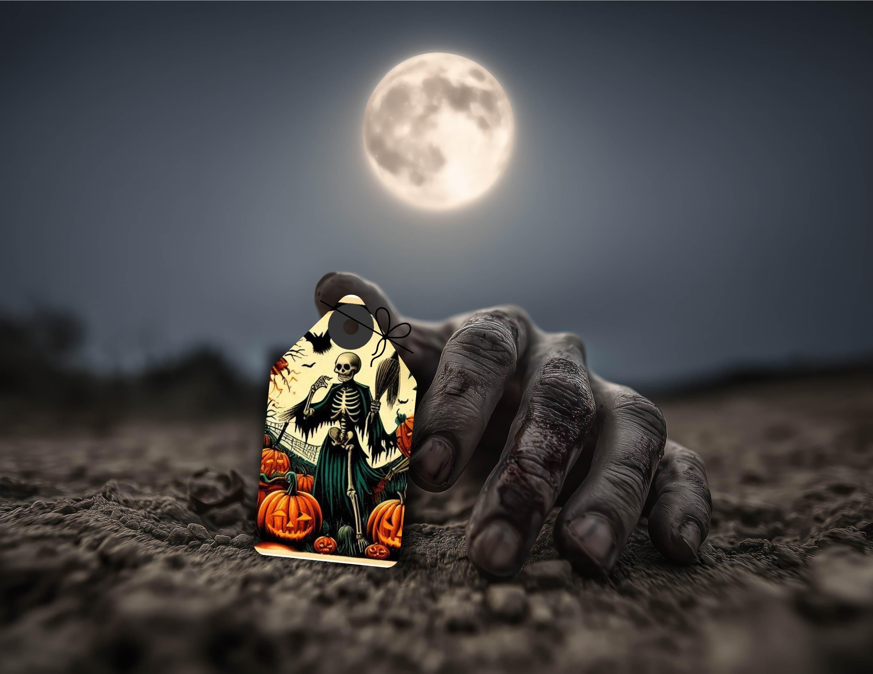 Halloween Gift Tags: Vintage Frights Collection | Spooky Printable ...