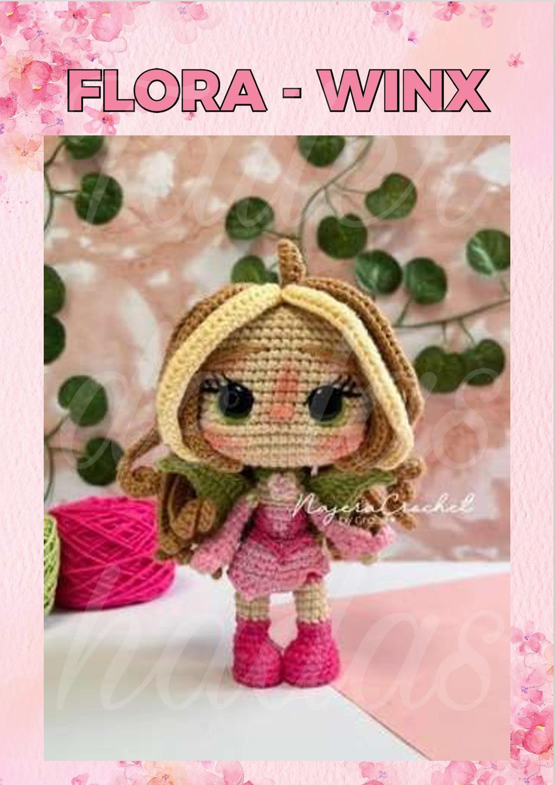 Winx Club Crochet Pattern: Flora & Tecna Amigurumi Dolls (PDF Digital ...