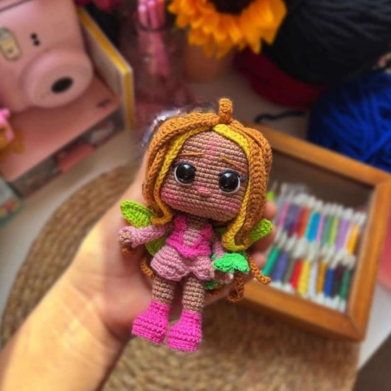 Winx Fairy Crochet Doll Pattern PDF Magical Amigurumi Fairy Dolls ...