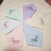 Set of 6 Embroidered Pastel Colored Handkerchiefs; 14" Size - Etsy
