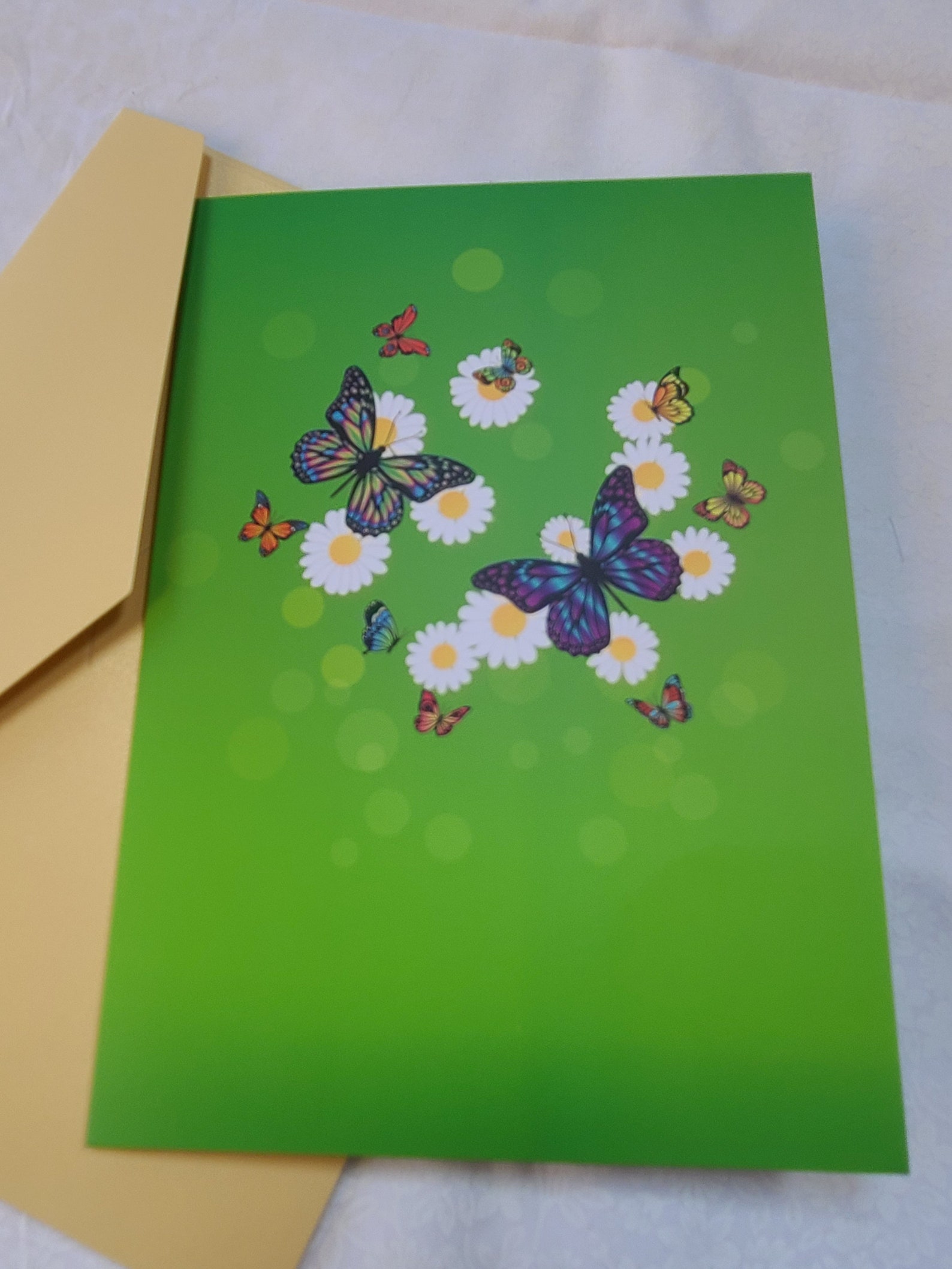 Pop up Card Butterflies and Flowers Greeting Card Mother's Day ...