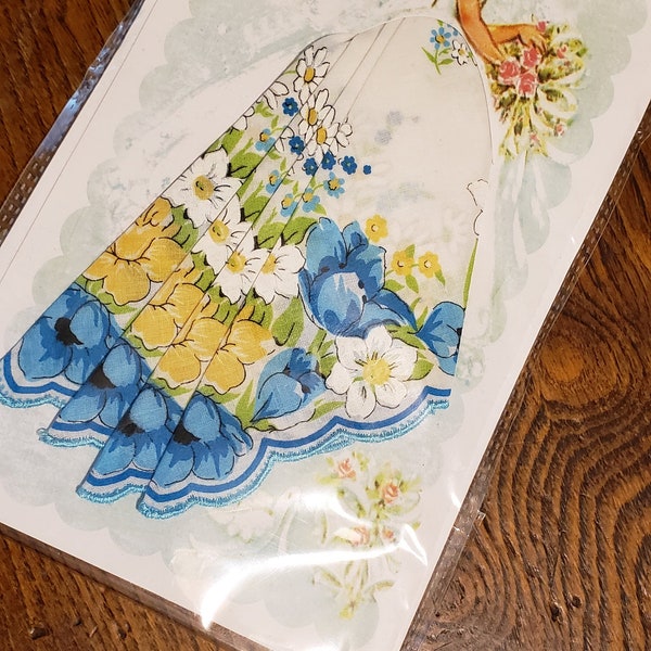Handkerchief Card - Etsy