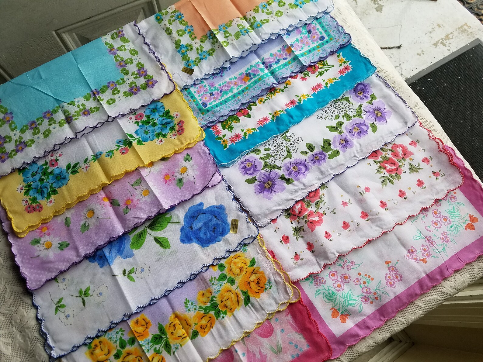 Handkerchief Lot of 100 Handkerchiefs Huge Assortment of - Etsy