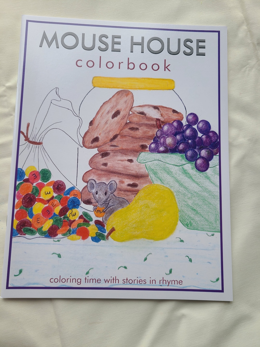 Mouse House Coloring Book; Fun Pages Featuring a Little Mouse! Poetic ...
