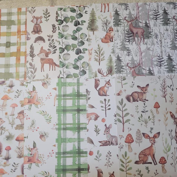 Animal Scrapbook - Etsy