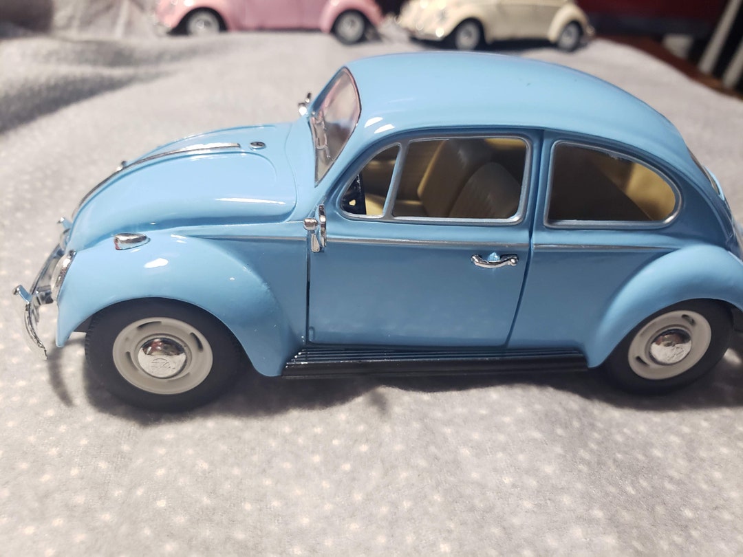 Retro 1967 Volkswagen Beetle Bug; Light Blue; Scale 1:24; 6.5" Long - Etsy