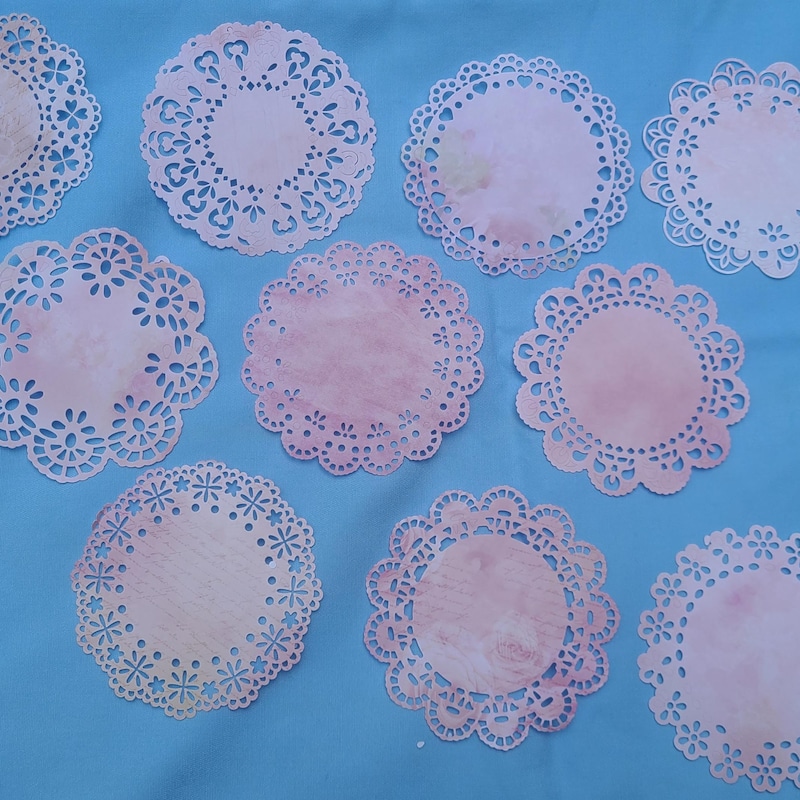 Pink Paper Doilies - Etsy