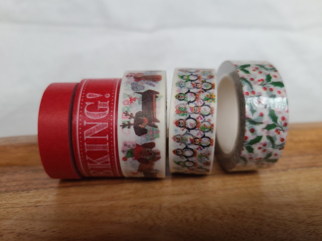 Washi Tape Bundle- Set of 5 Rolls; Decorative Tape; Journaling ...