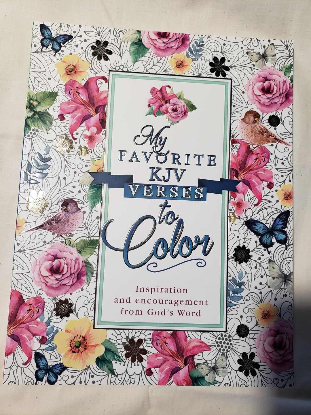 My Favorite KJV Verses to Color Coloring Book for Adults; Inspiration ...