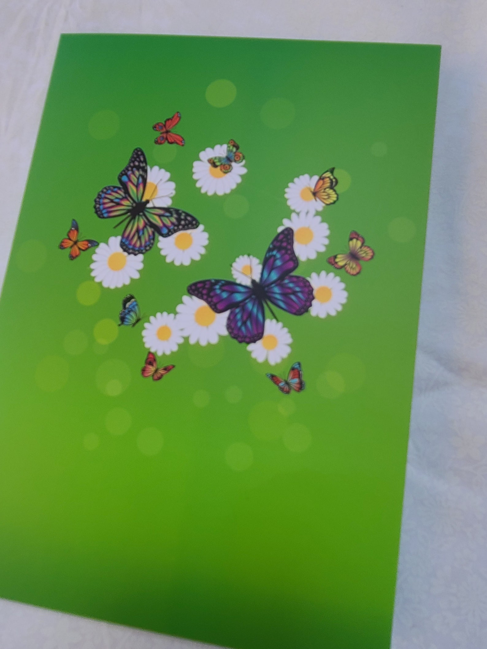 Pop up Card Butterflies and Flowers Greeting Card Mother's Day ...