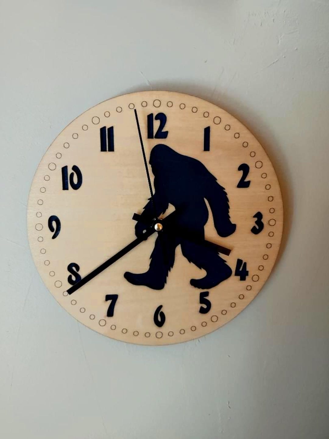 Squatch Clock, Bigfoot Clock Digital File. This is a Cool Cut File for ...