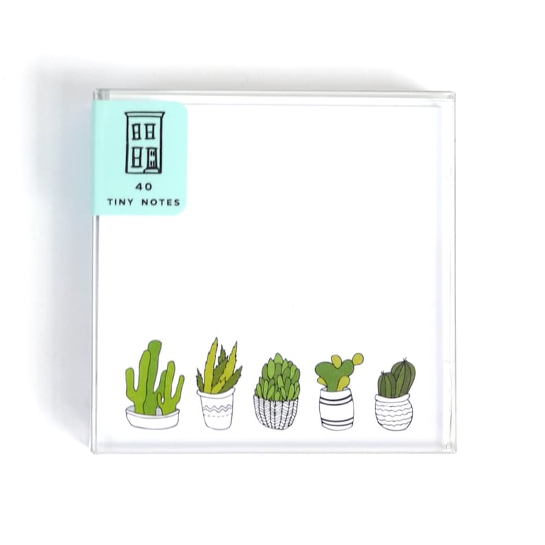 Succulent Tiny Notes Mini Note Cards Lunchbox Notes - Etsy