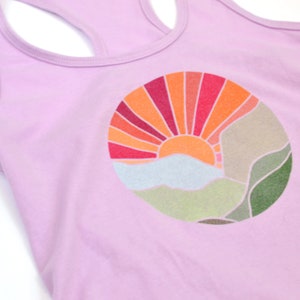 Mountain Sunset Tank Top - Women's Tank - Hiking Tank - National Parks ...