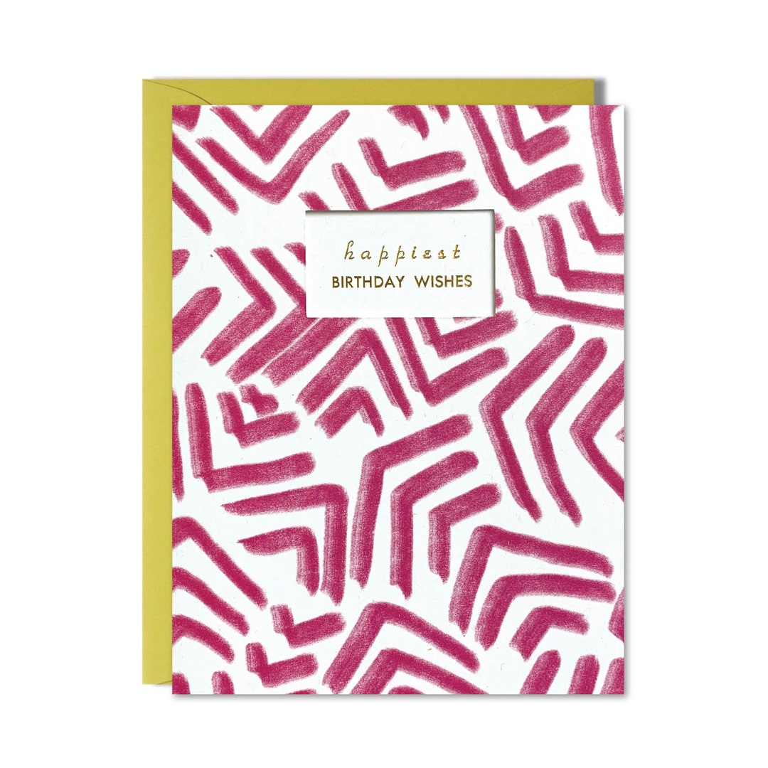 Happiest Birthday Wishes Gold Foil Card With Peekaboo Window - Birthday ...
