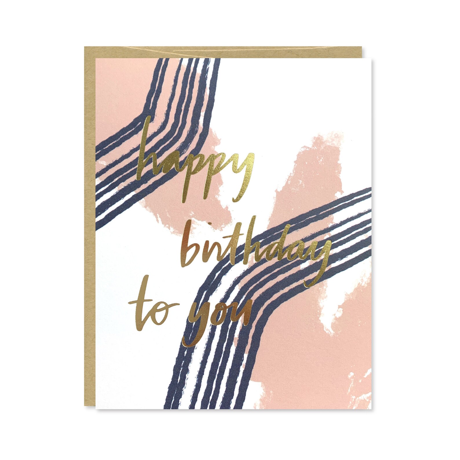 Gold Foil Birthday Card Happy Birthday Card Happy Birthday - Etsy