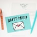 Postcard Happy Mail Post Card Set PC-02 | Etsy