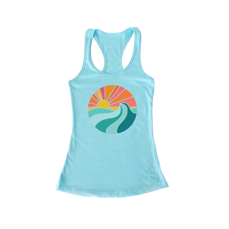 Ocean Tank Top - Women's Sleeveless Shirt - Workout, Yoga Tank ...