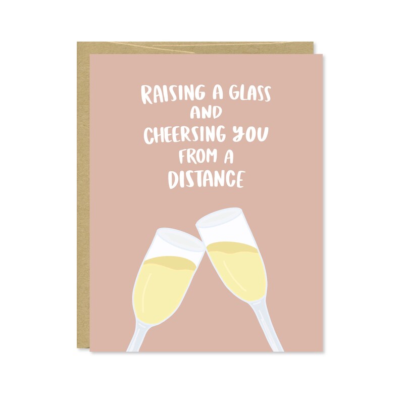 Wedding Card Social Distancing Congratulations Card - Etsy