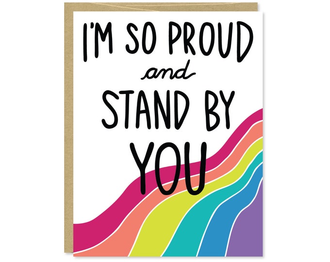 Pride Card LGBTQ Pride Card Coming Out Card C-135 - Etsy