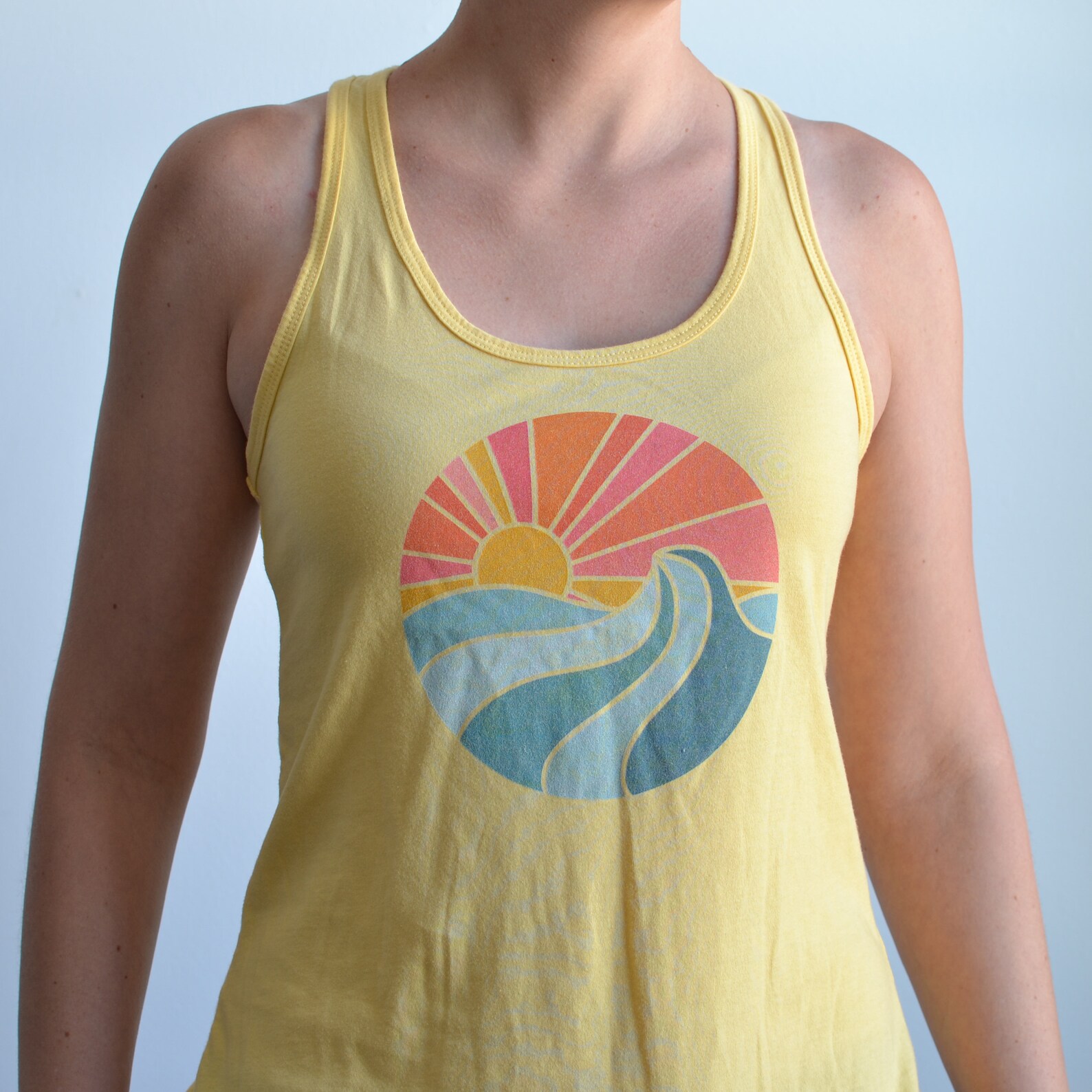Ocean Tank Top - Women's Sleeveless Shirt - Workout, Yoga Tank ...