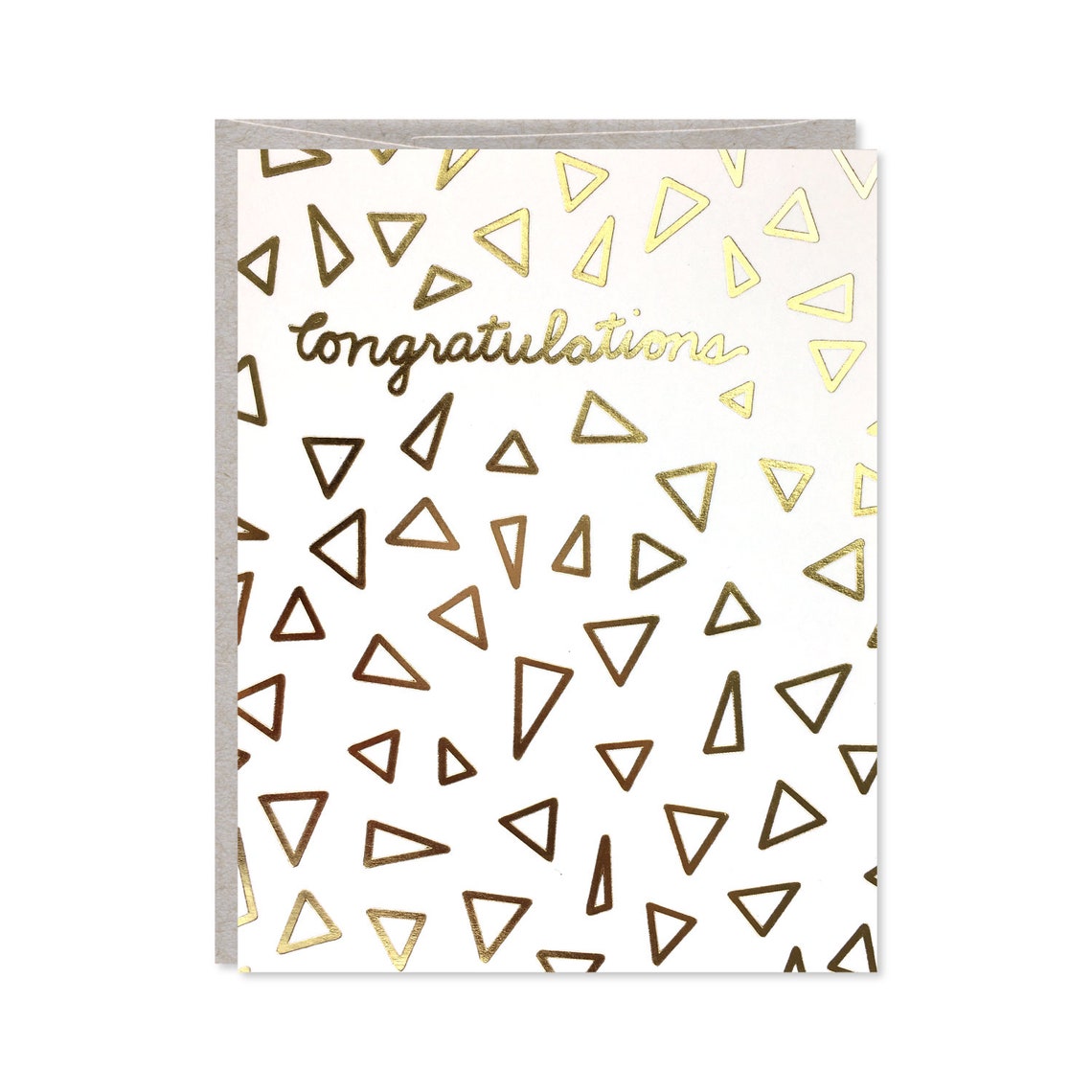 Gold Foil Congratulations Card Card for Wedding Engagement - Etsy