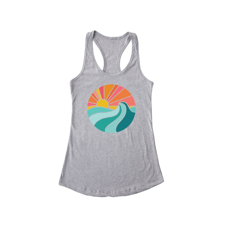 Ocean Tank Top - Women's Sleeveless Shirt - Workout, Yoga Tank ...