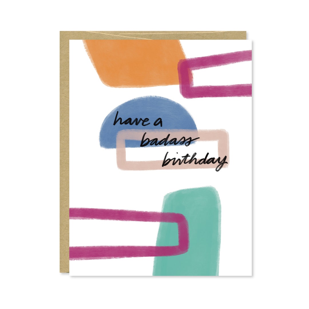 Have a Badass Birthday Card - Happy Birthday Card - Birthday Card for a ...