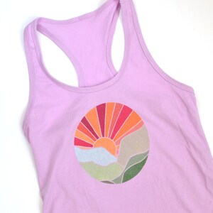 Mountain Sunset Tank Top - Women's Tank - Hiking Tank - National Parks ...