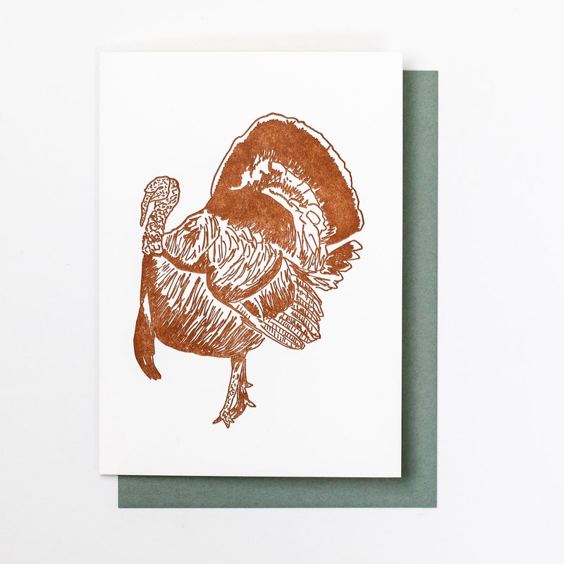 Turkey Card - Etsy